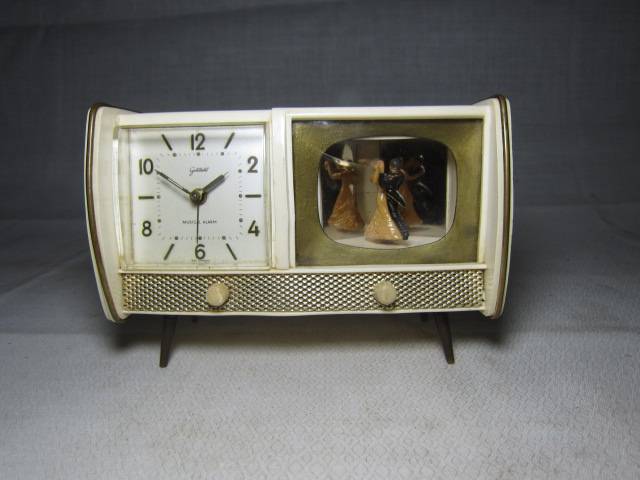 日本代購代標第一品牌【樂淘letao】－KI レトロ アンティーク 動作品 ドイツ製 オルゴール 回転バレリーナ ゼンマイ テンプ式 置き時計