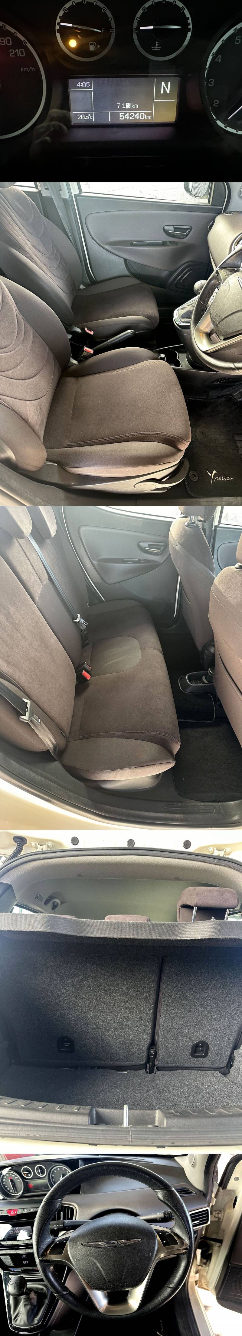 【走行距離 54,240 km】整備点検済み 禁煙車 H25/6 クライスラーイプシロン ツインエアーターボ セミオートマ 新品バッテリー ...