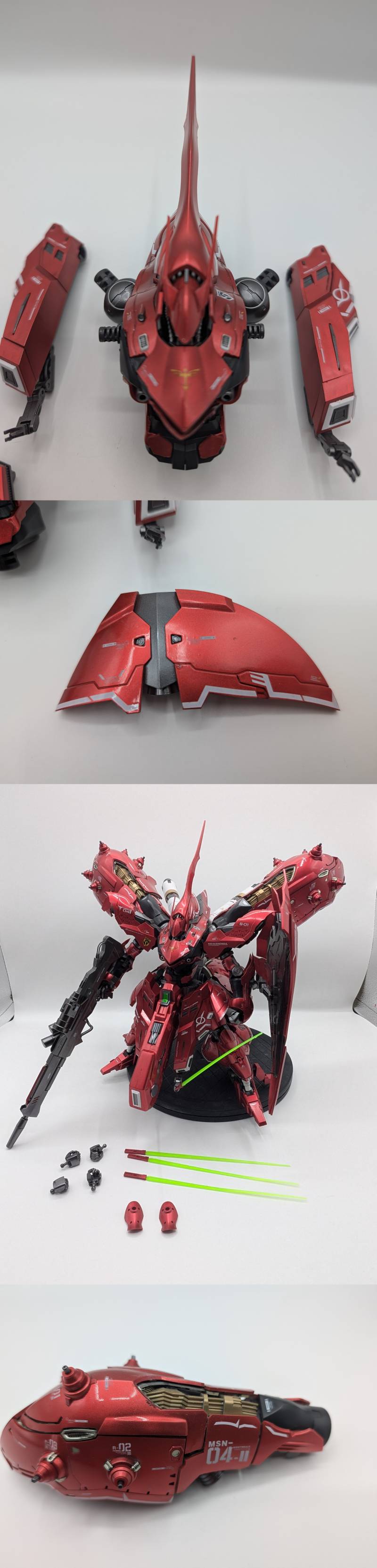 日本代購代標第一品牌【樂淘letao】－1/144 ナイチンゲール 塗装済 完成品 赤の魂 鵺 NIGHTHAWK SPEC II